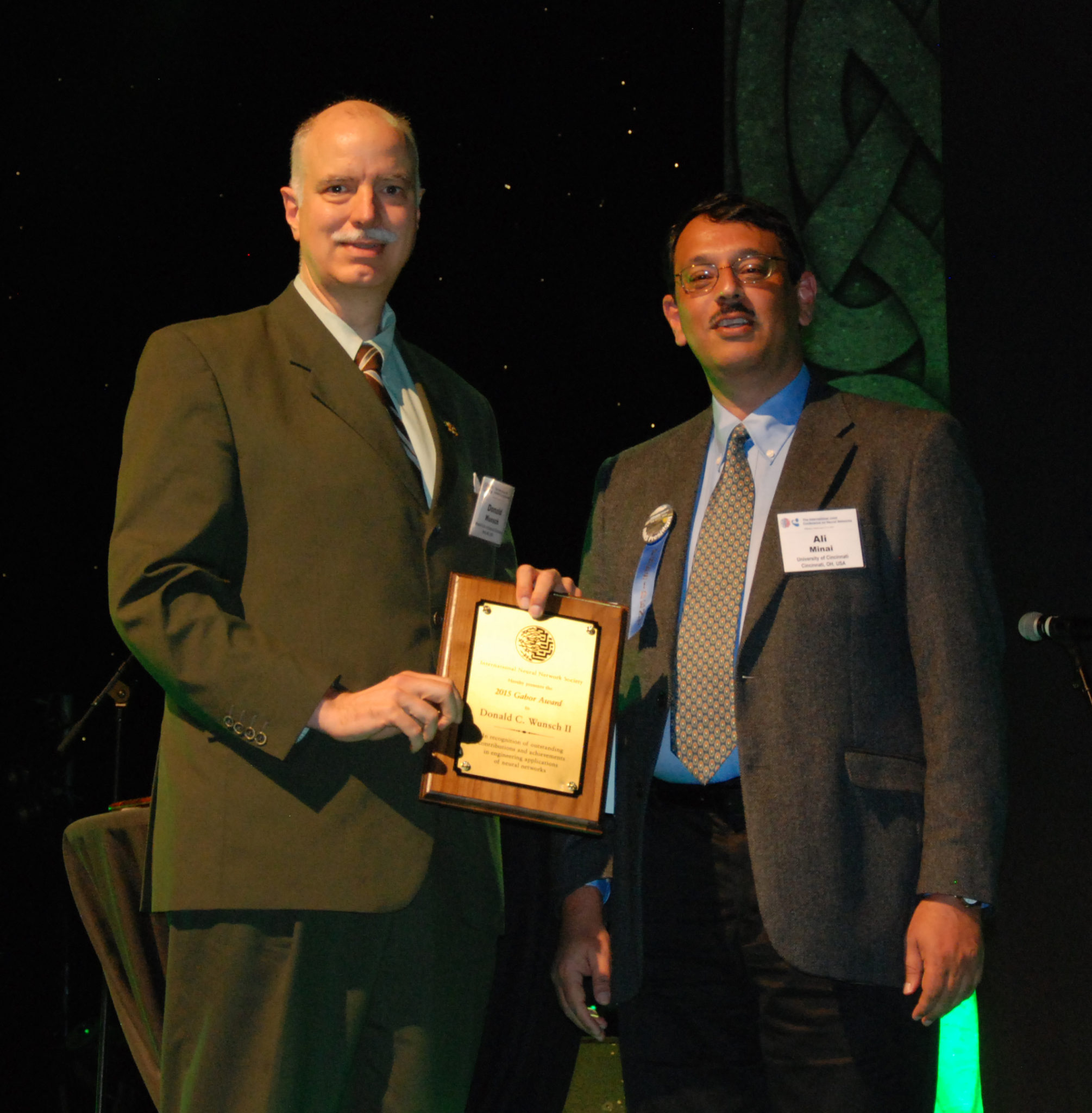 Missouri S&T – News and Events – Wunsch earns INNS Gabor Award