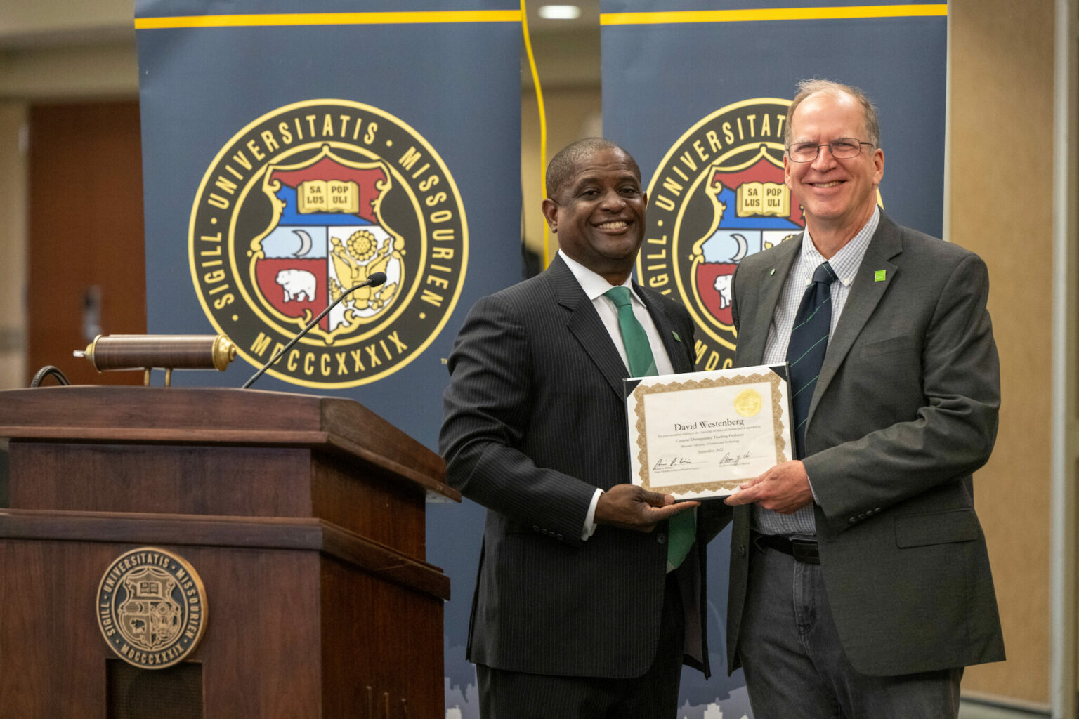 Missouri S&T – News and Events – Dr. David Westenberg named Curators ...